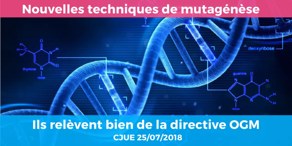 Nouvelles techniques de mutagénèse ? La Cour de Justice Européenne ...